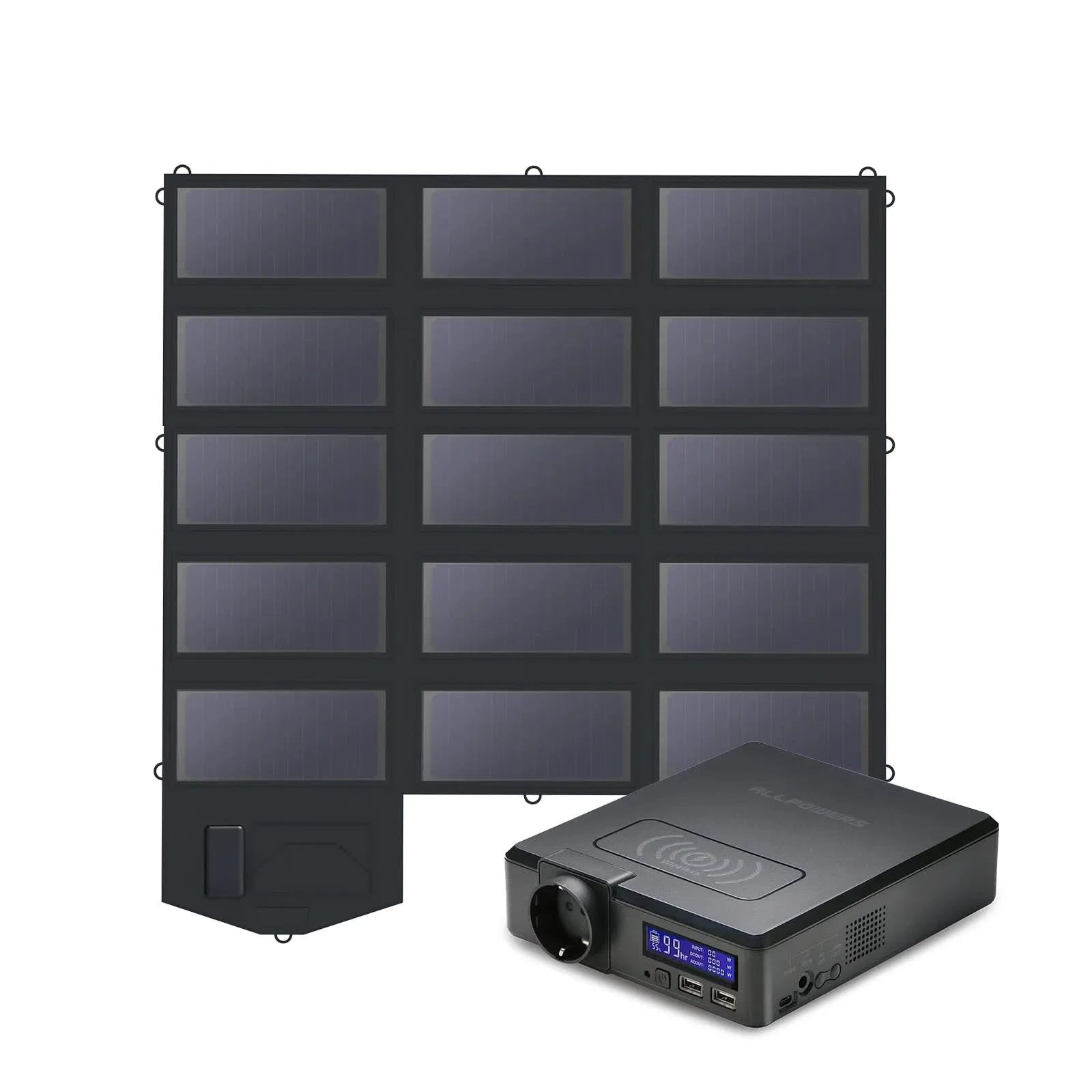 ALLPOWERS Zestaw Generatora Słonecznego 200W (S200 + SP012 100W Panel